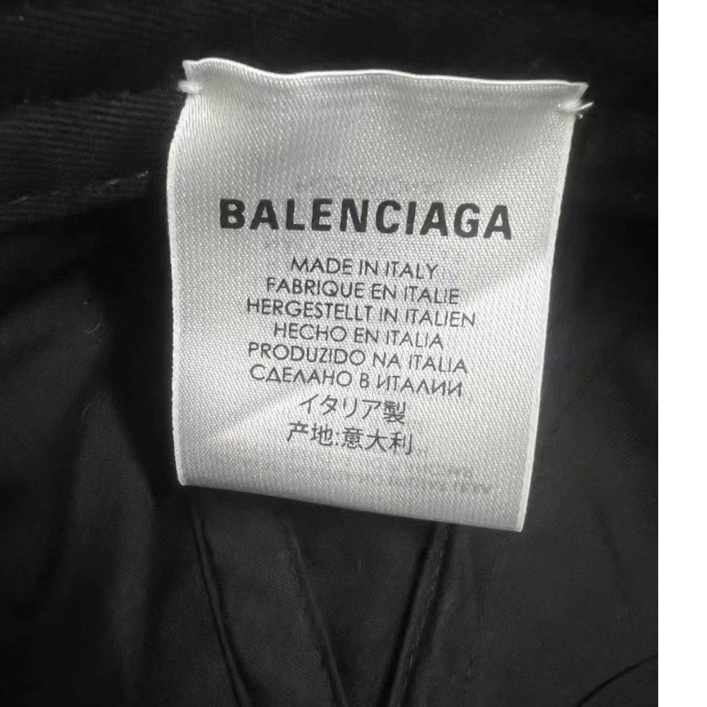 BALENCIAGA RAINBOW LOGO BLACK CAP - projectlfg.net